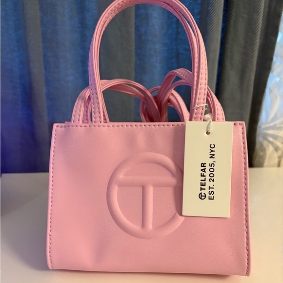 Telfar | Bags | Telfar Small Shopping Bag Pink Bubblegum Mini Bag Vegan ...
